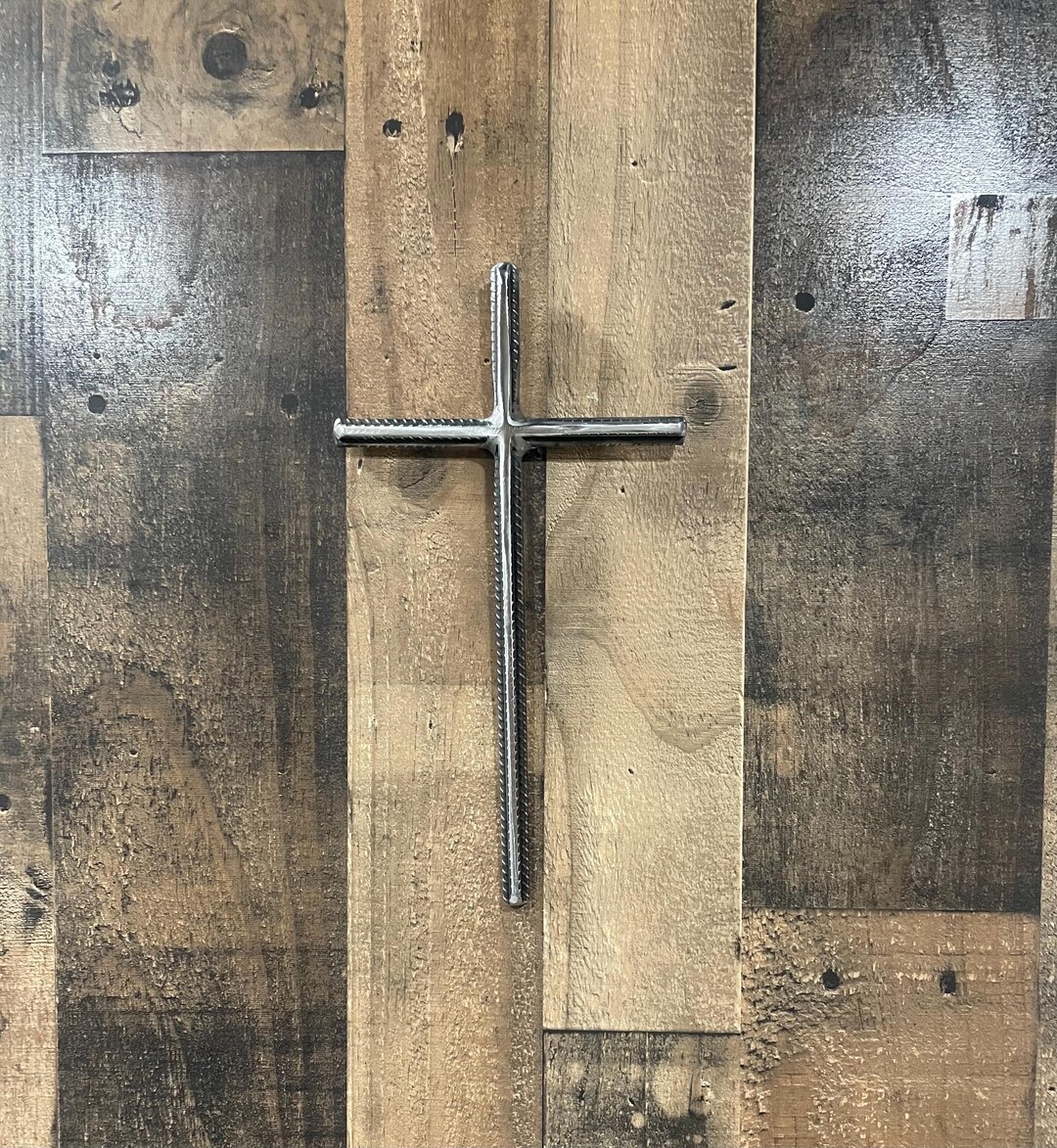 Handcrafted Rustic Rebar Cross - Etsy