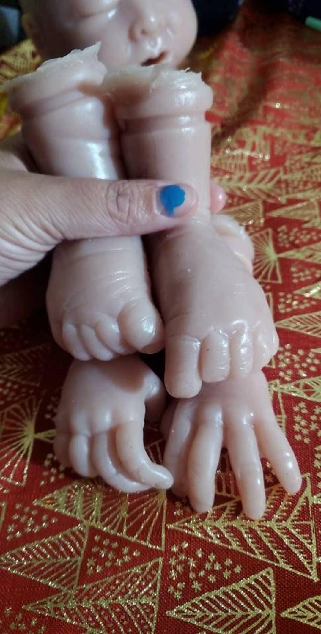 Silicone Art Doll Limbs Partial Limbs With Open Hands Newborn - Etsy