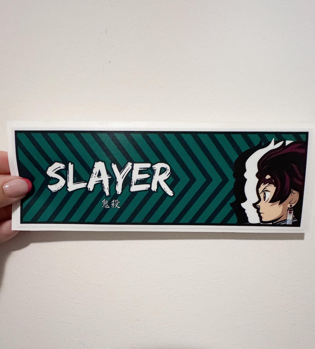 Original Anime-inspired Vinyl Slap Sticker | Illustrated Character Art ...