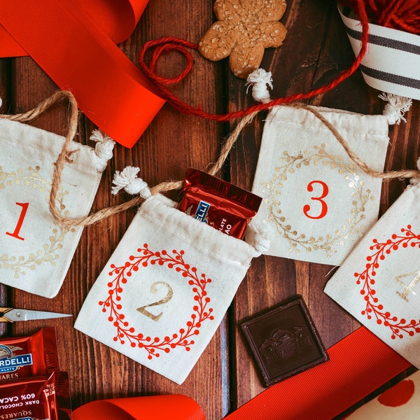 Advent Garland - Etsy