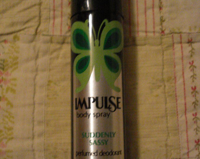 Vintage Impulse Body Spray Suddenly Sassy Lever Brothers West Germany ...