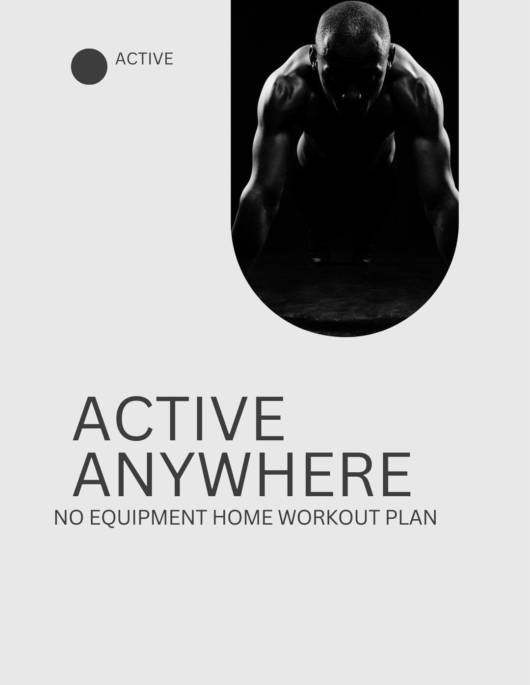 Active Anywhere: No Equipment at Home Workout Plan - Etsy