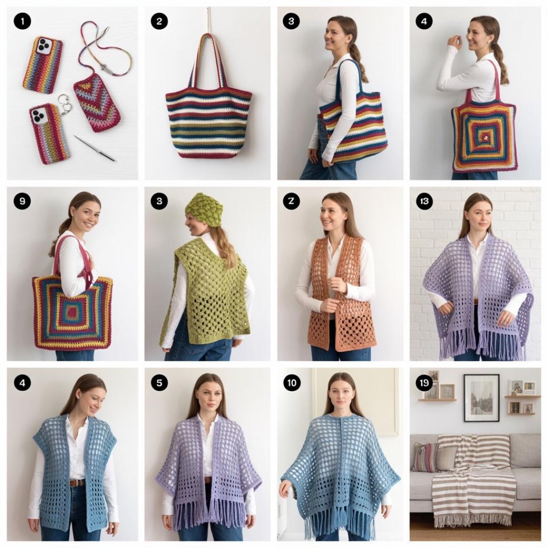Bright Crochet Pattern - Etsy