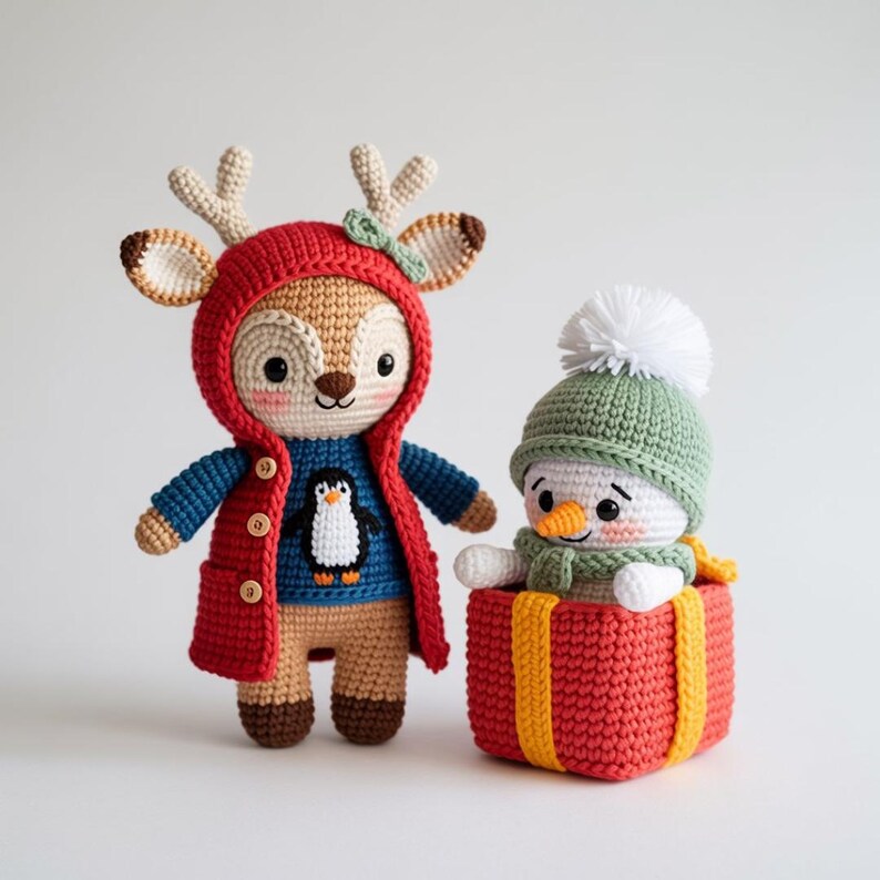 WINTER SET – Crochet Pattern - Etsy