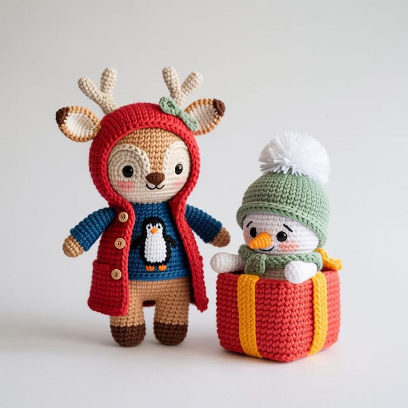 WINTER SET – Crochet Pattern - Etsy