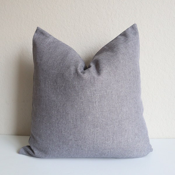 Dark Gray Pillow - Etsy