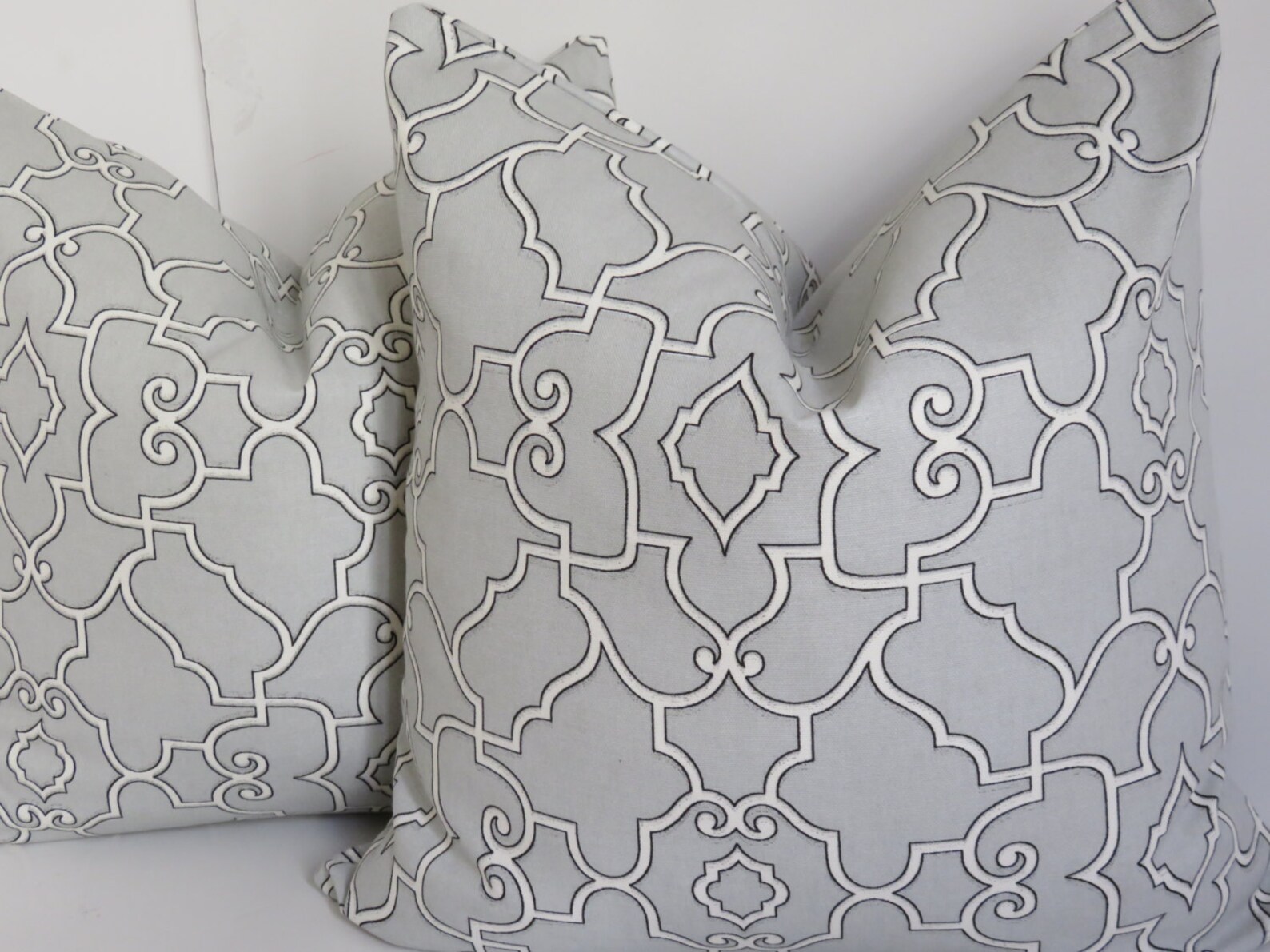 Light Gray Pillow Cover Gray Pillow Cover Decorative Pillow - Etsy