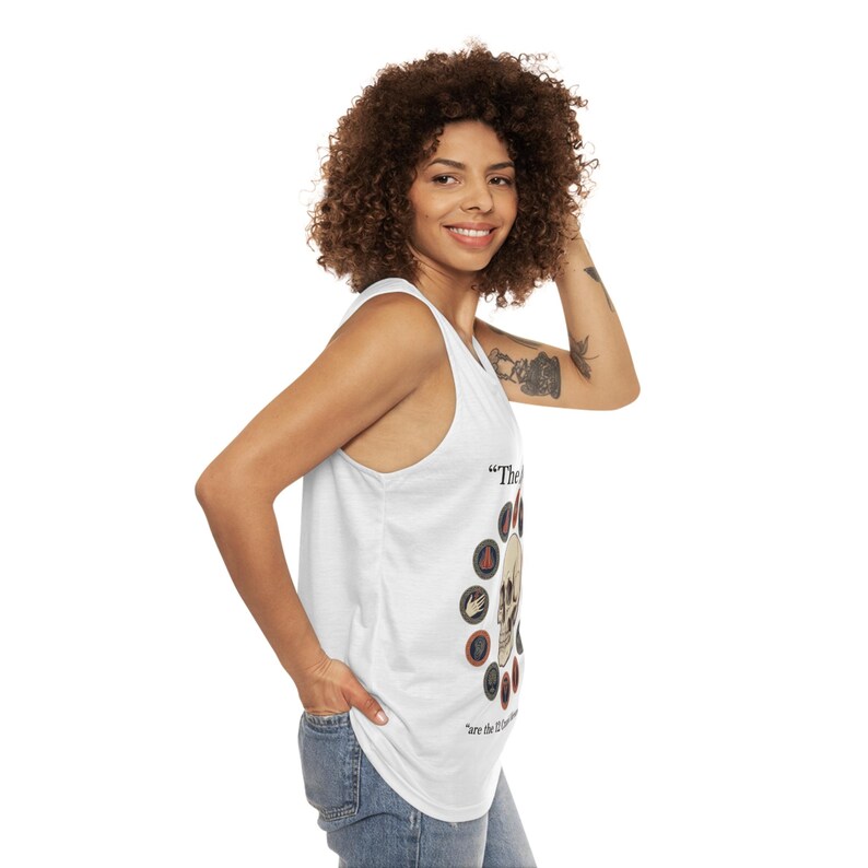 Anatomical Skull With Cranial Nerves Tank Top | Medical Illustration - Etsy