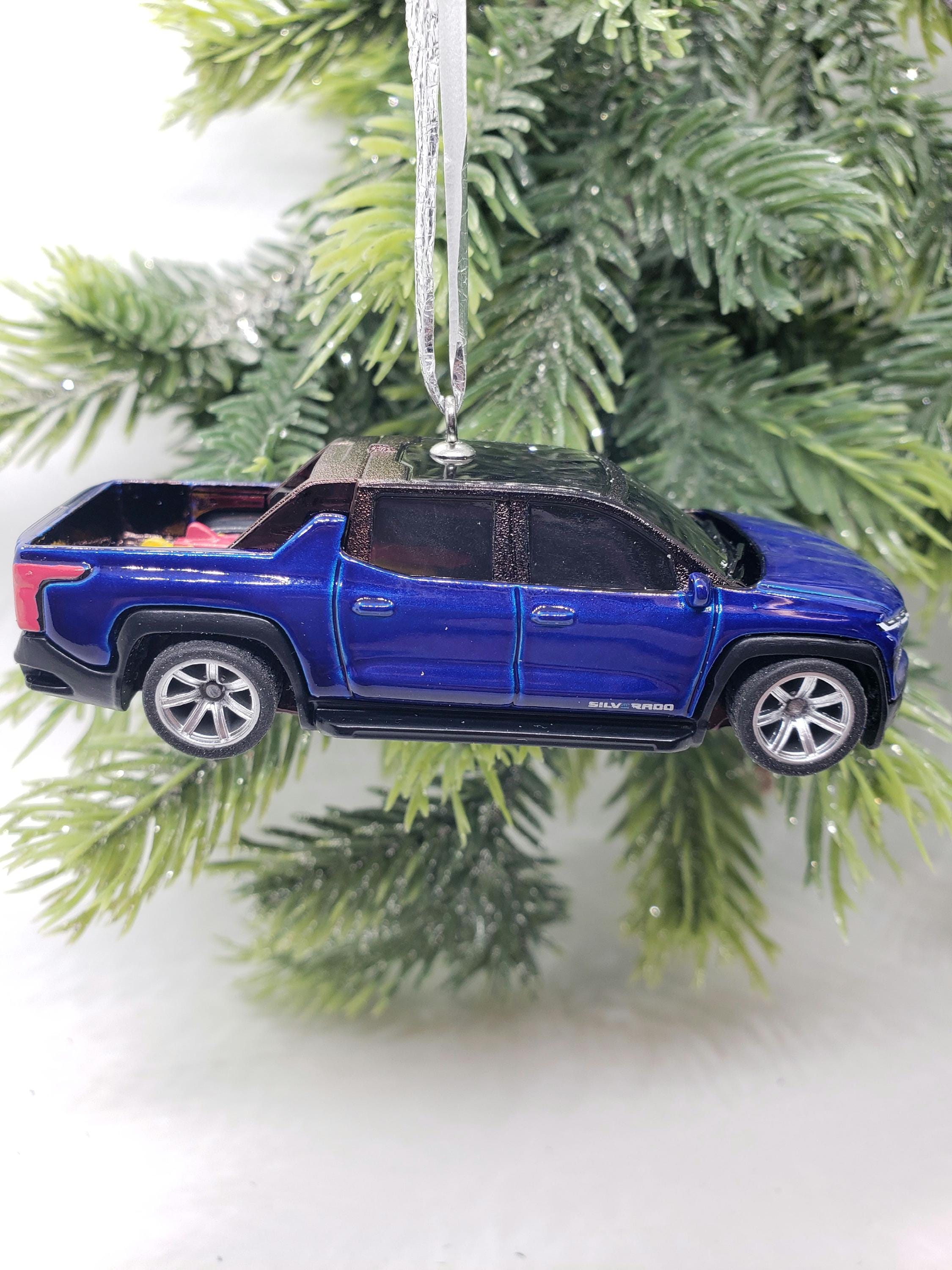 Chevy Silverado EV RST Pickup Truck Christmas Ornament - Etsy