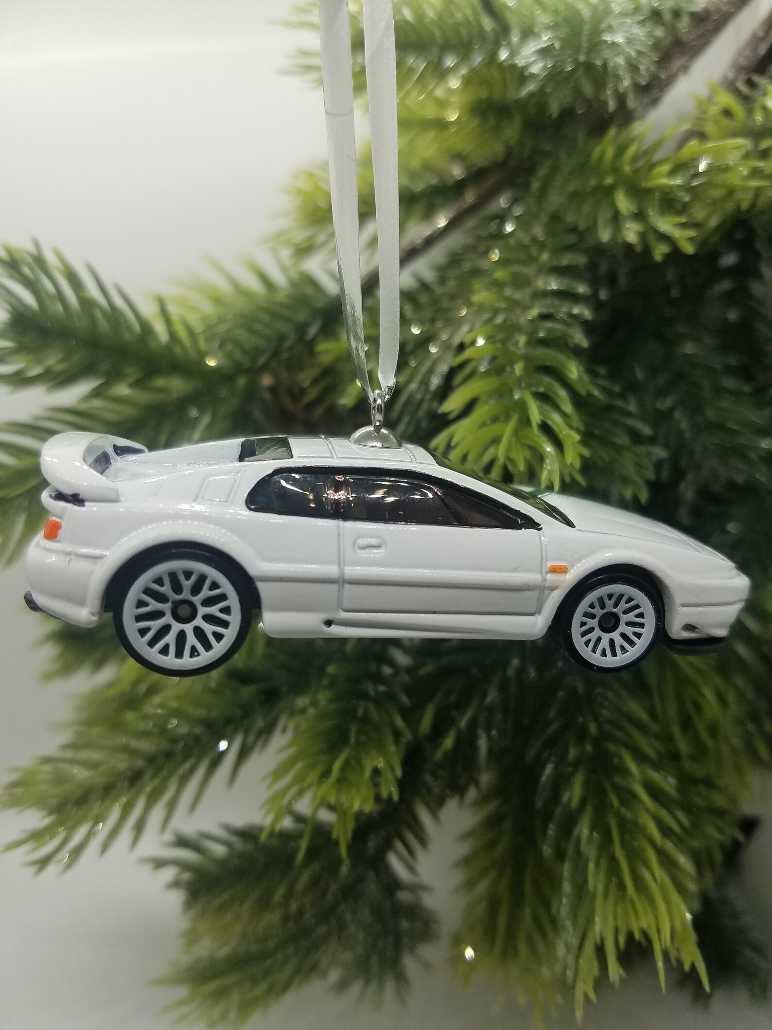Lotus Esprit White Christmas Ornament - Etsy