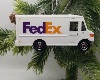 Male Fedex Driver Handmade Polymer Clay Personalized Christmas - Etsy