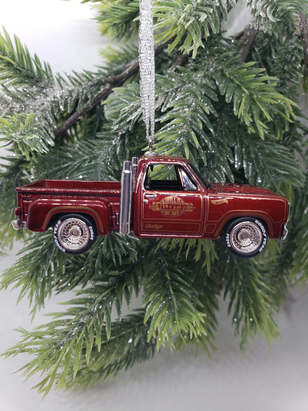 Dodge Little Red Express Pickup Truck Christmas Ornament - Etsy