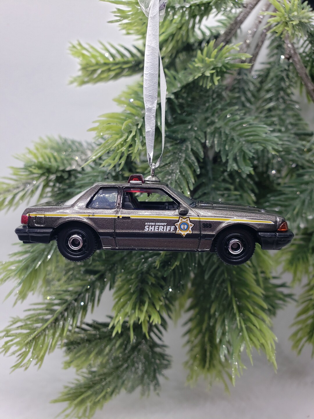 Ford Mustang LX Sheriff County Christmas Ornament - Etsy
