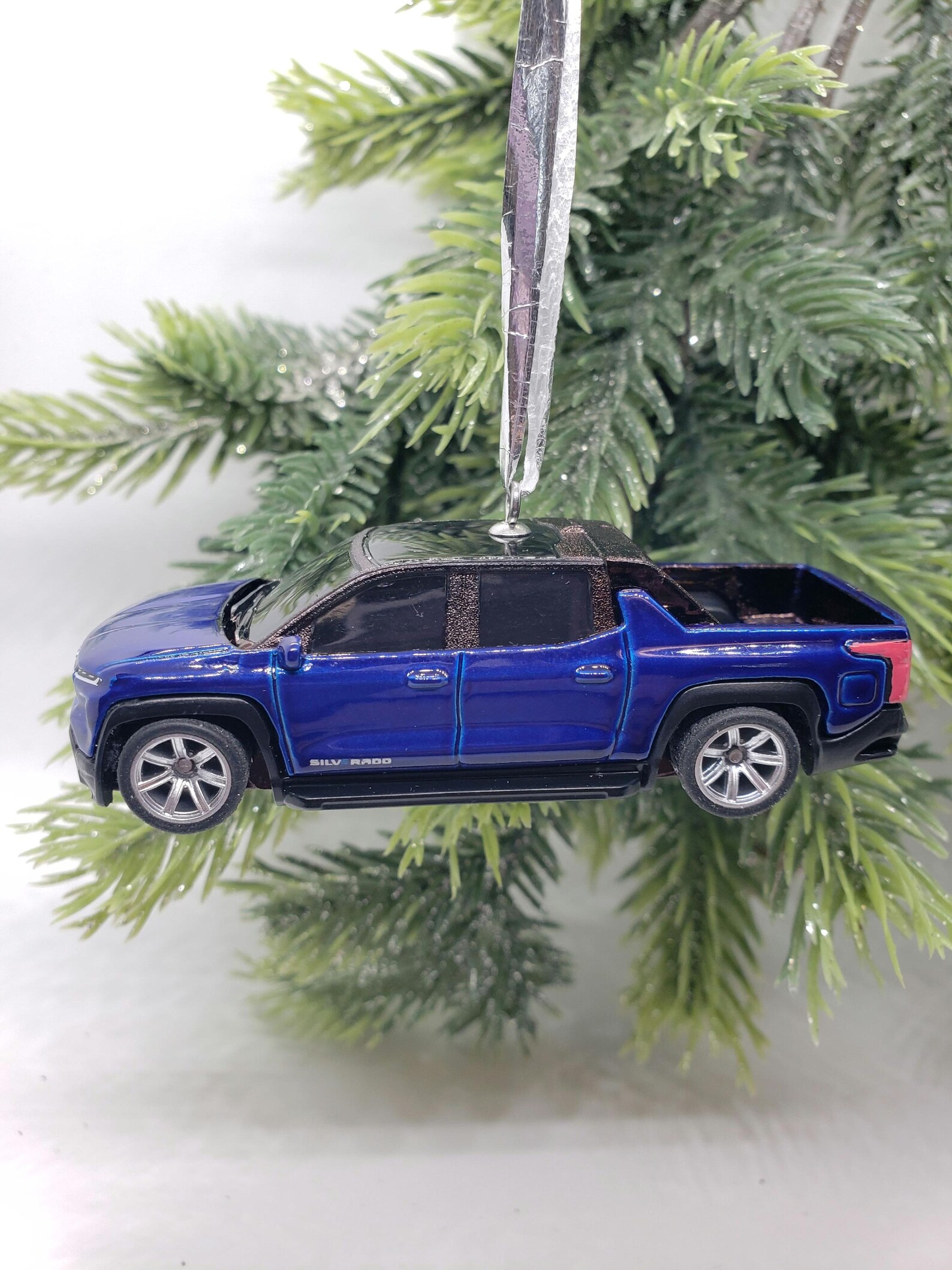 Chevy Silverado EV RST Pickup Truck Christmas Ornament - Etsy