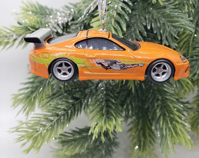 Fast and Furious Toyota Supra Christmas Ornament - Etsy