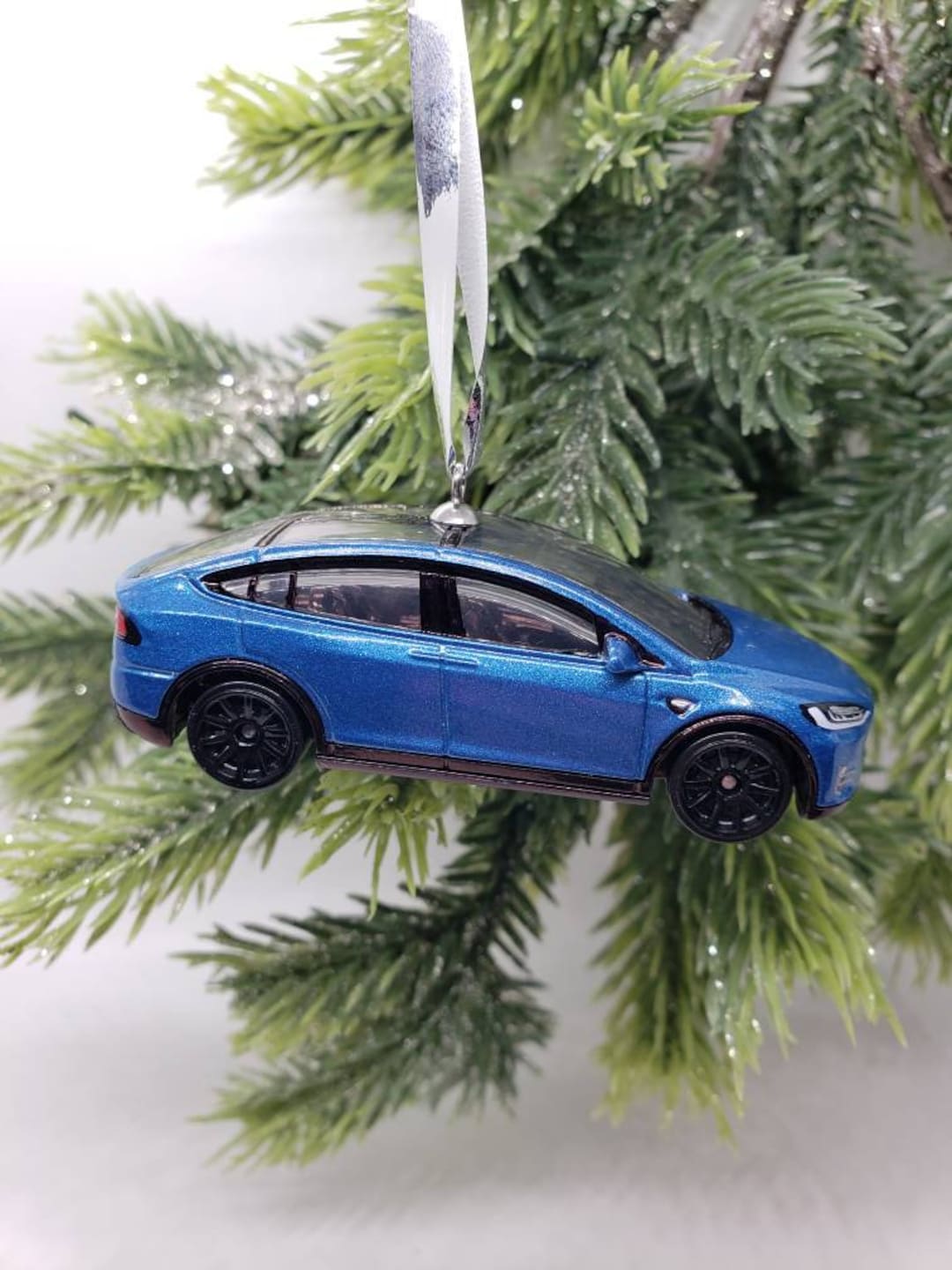 Tesla Model X Christmas Ornament - Etsy