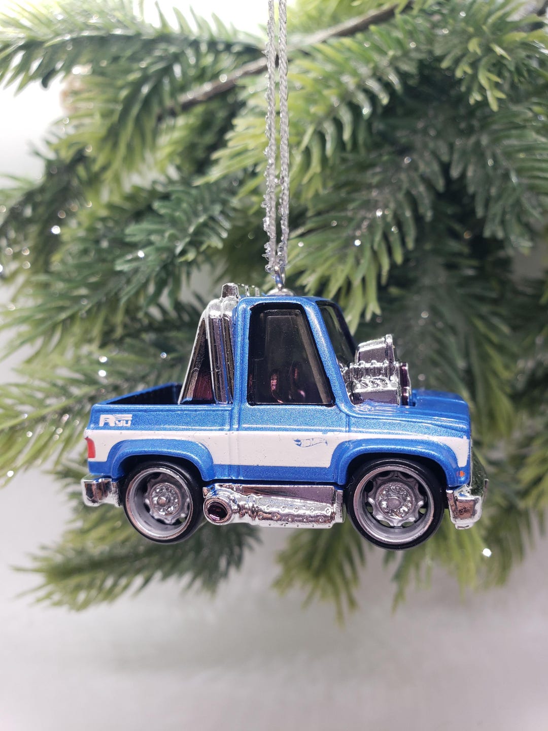 Chevy Silverado Toon'd Pickup Truck Christmas Ornament - Etsy
