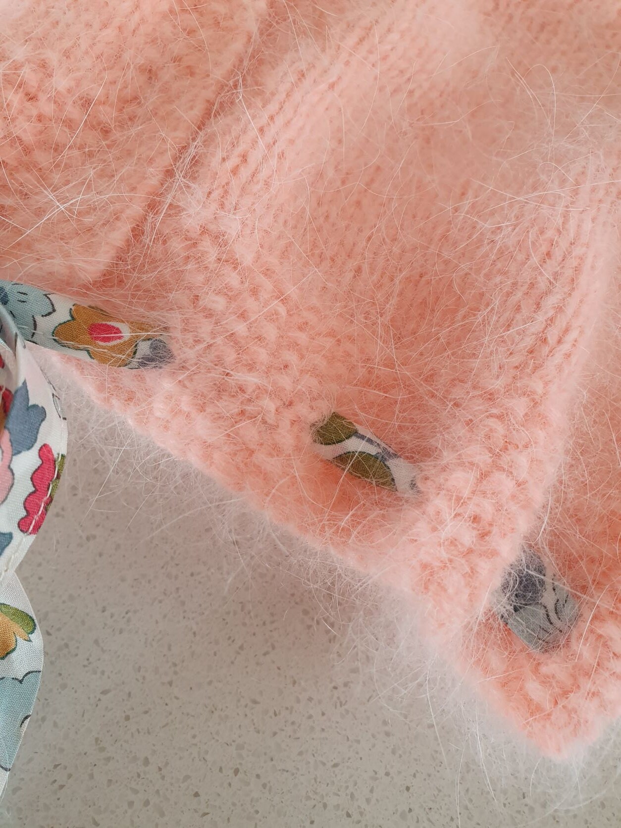 9M to 12M Hand Knitted Peach Patons Fuzzy Wuzzy Baby Bolero - Etsy ...