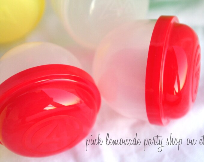 Empty Vending Capsules Red-party Favors, Birthdays , Weddings, Carnival ...
