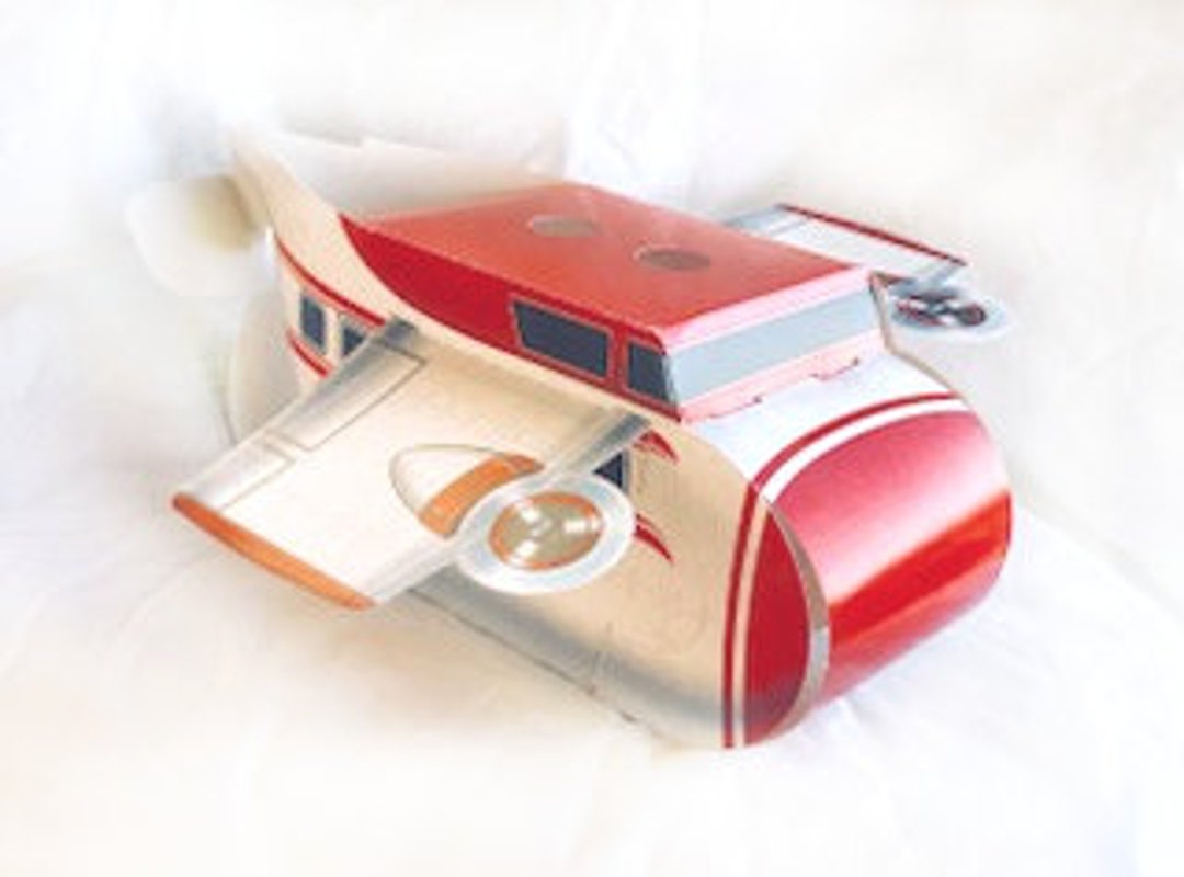 5 Airplane Paper Food Box-parties-favors - Etsy