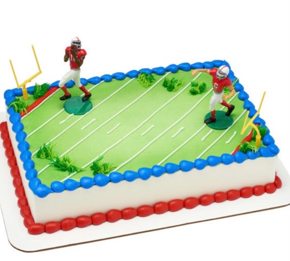Touchdown Cake topper Football set by Pink Lemonade Party Shop | Catch ...