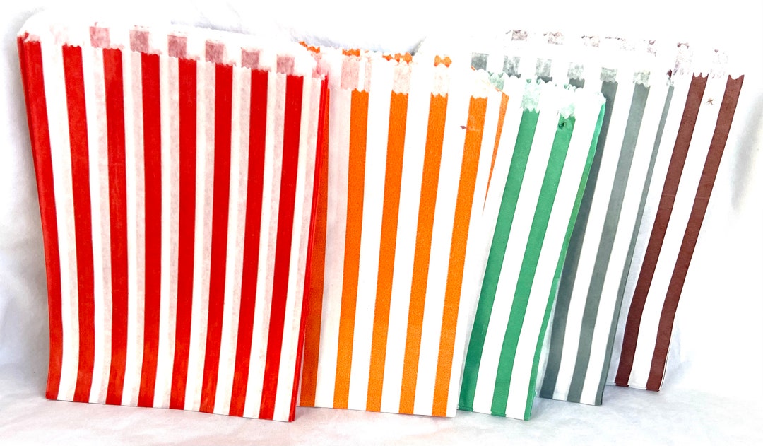 Vintage Sweet Shop Paper Bags Stripe-party ...