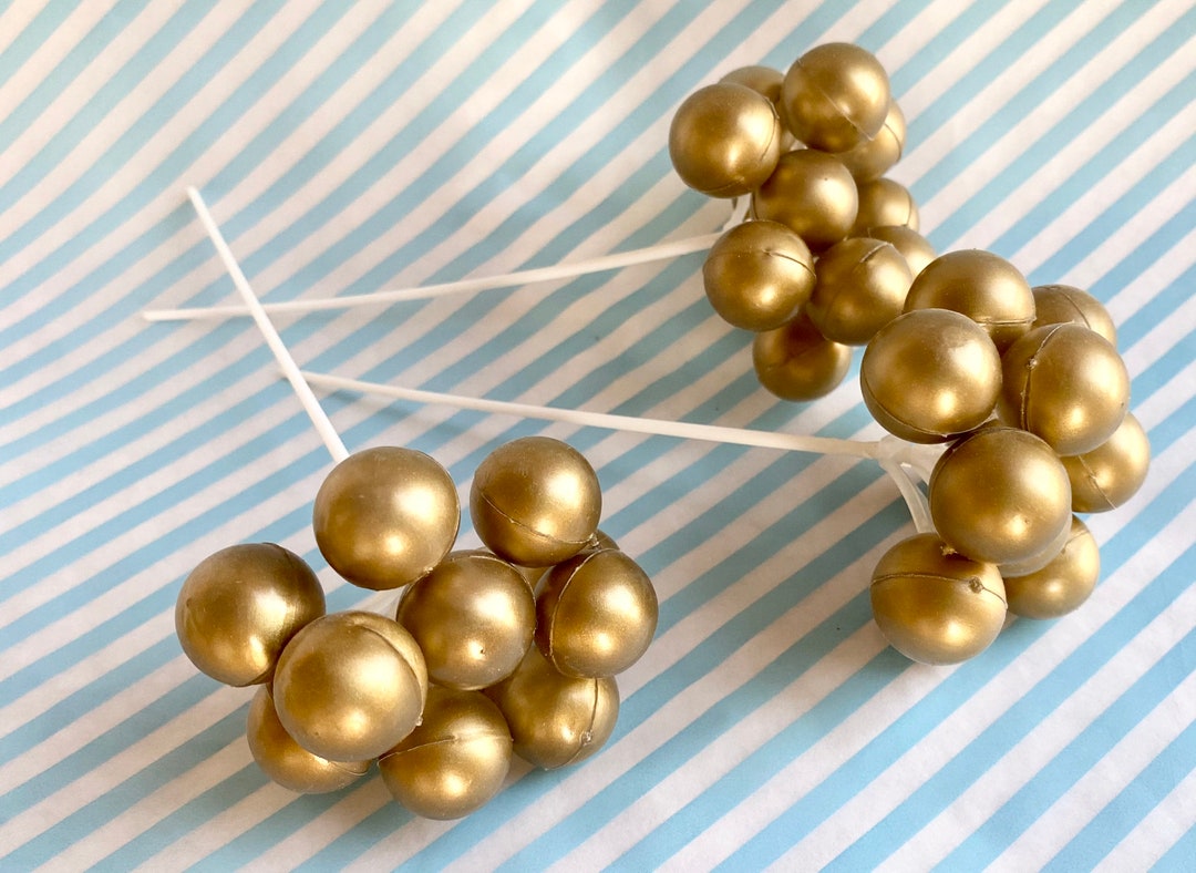 Retro Balloon Picks3ct-goldcarnival Partycircus Theme - Etsy