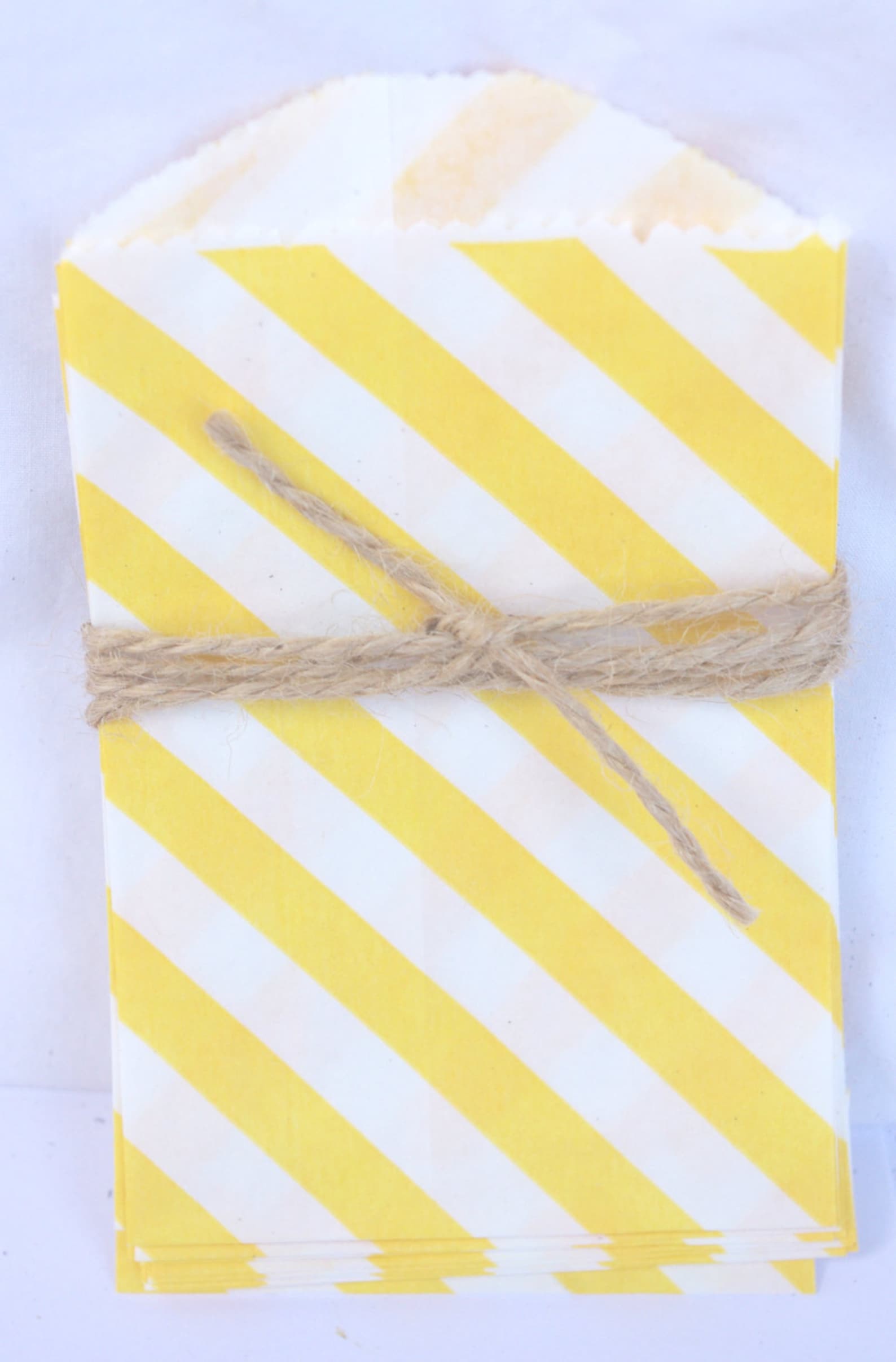 20Tiny DiaGoNaL STRiPe BaGs yellow STriPemini | Etsy