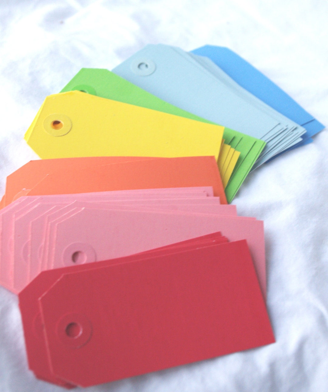 24colored Tags--small-for Gifts,party Favors, Scrapbooking--24ct - Etsy