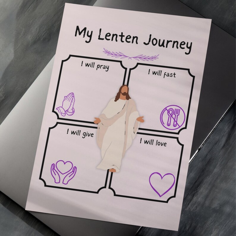 Kids Lent Activity Plan, Ash Wednesday, Lenten Catholic Activities ...