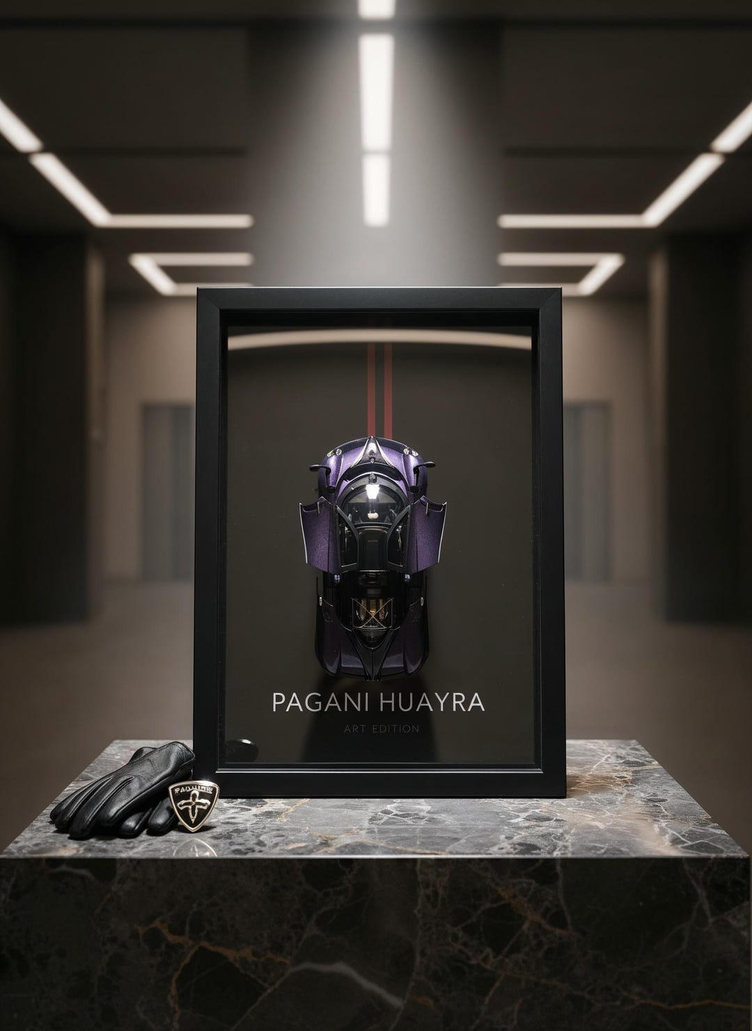 Pagani Huayra Wall Art Frame | One of One Hypercar Collector Display ...