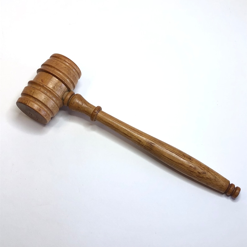 Wood Gavel for Auctioneers Judges - Etsy