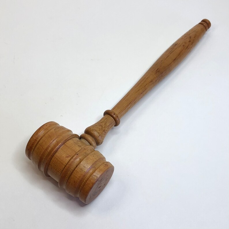 Wood Gavel for Auctioneers Judges - Etsy