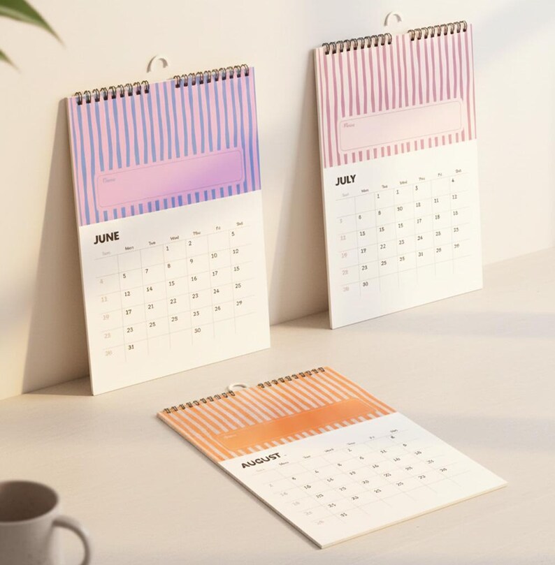 2026 Calendar: Hanging Wall Calendar | Compact A4 Size | Colourful ...