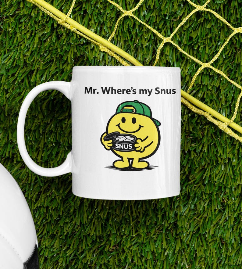 Mr Where’s My Snus Mug | Humorous Coffee Cup | Snus Lover Gift ...
