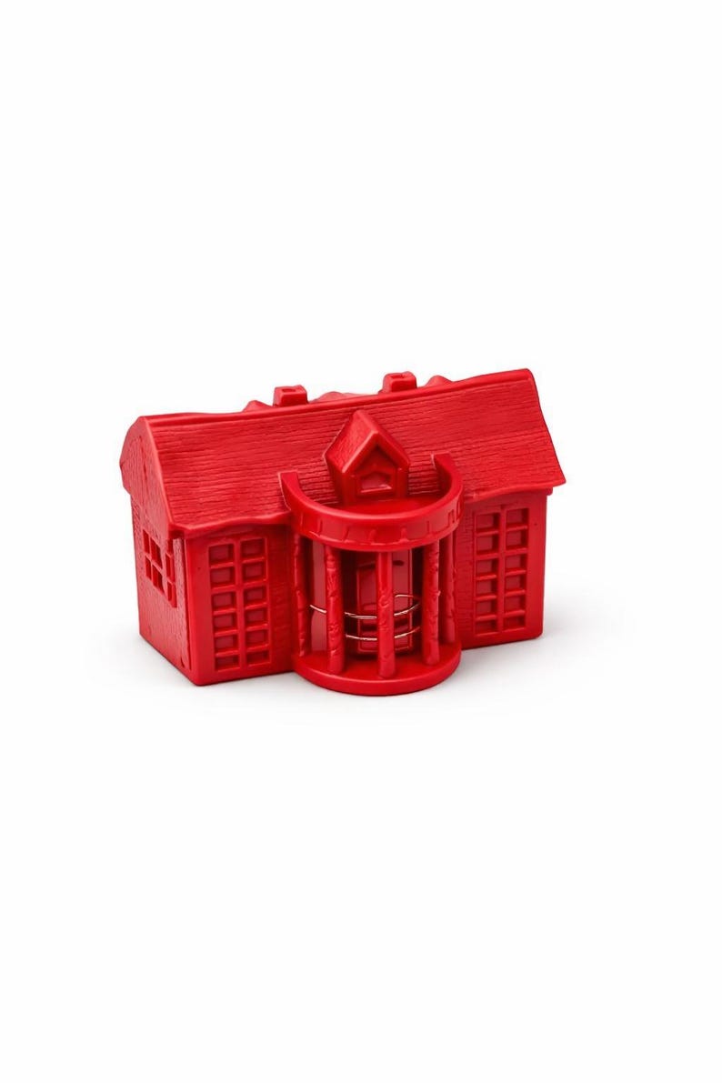 Monopoly Replacement Pieces – 1 Red Hotels Board Game Parts Set ...