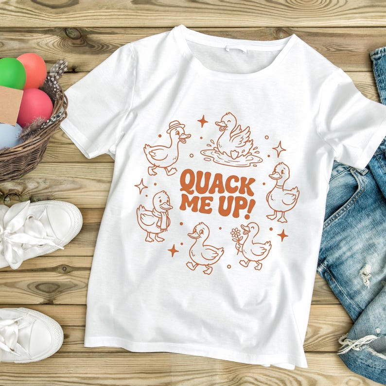Retro Duck SVG & PNG: Quack Me up Funny Vintage Cartoon Digital Cut ...