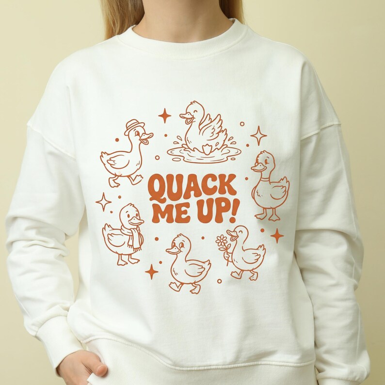 Retro Duck SVG & PNG: Quack Me up Funny Vintage Cartoon Digital Cut ...