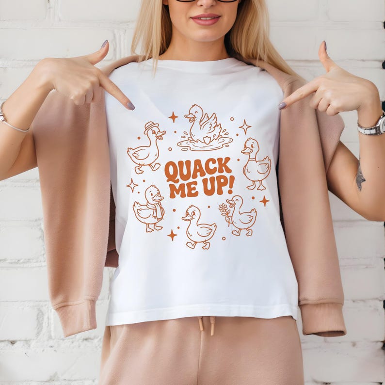 Retro Duck SVG & PNG: Quack Me up Funny Vintage Cartoon Digital Cut ...