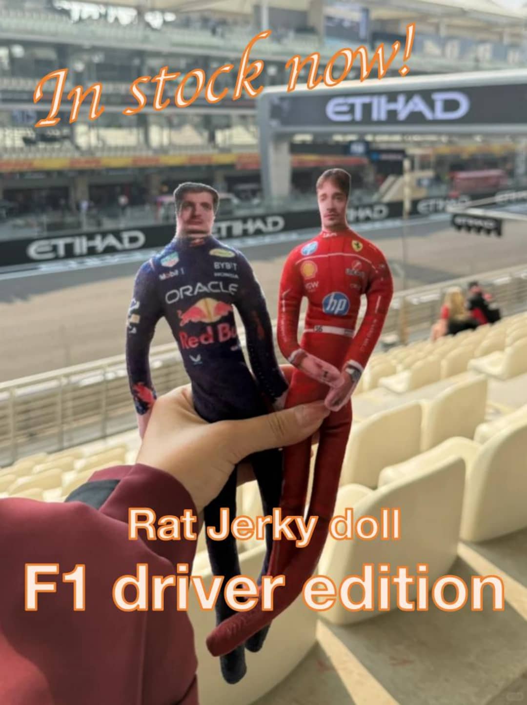 F1 Driver Rat Jerky Doll | Motorsport Fan Art Toy, Travel Buddy - Etsy