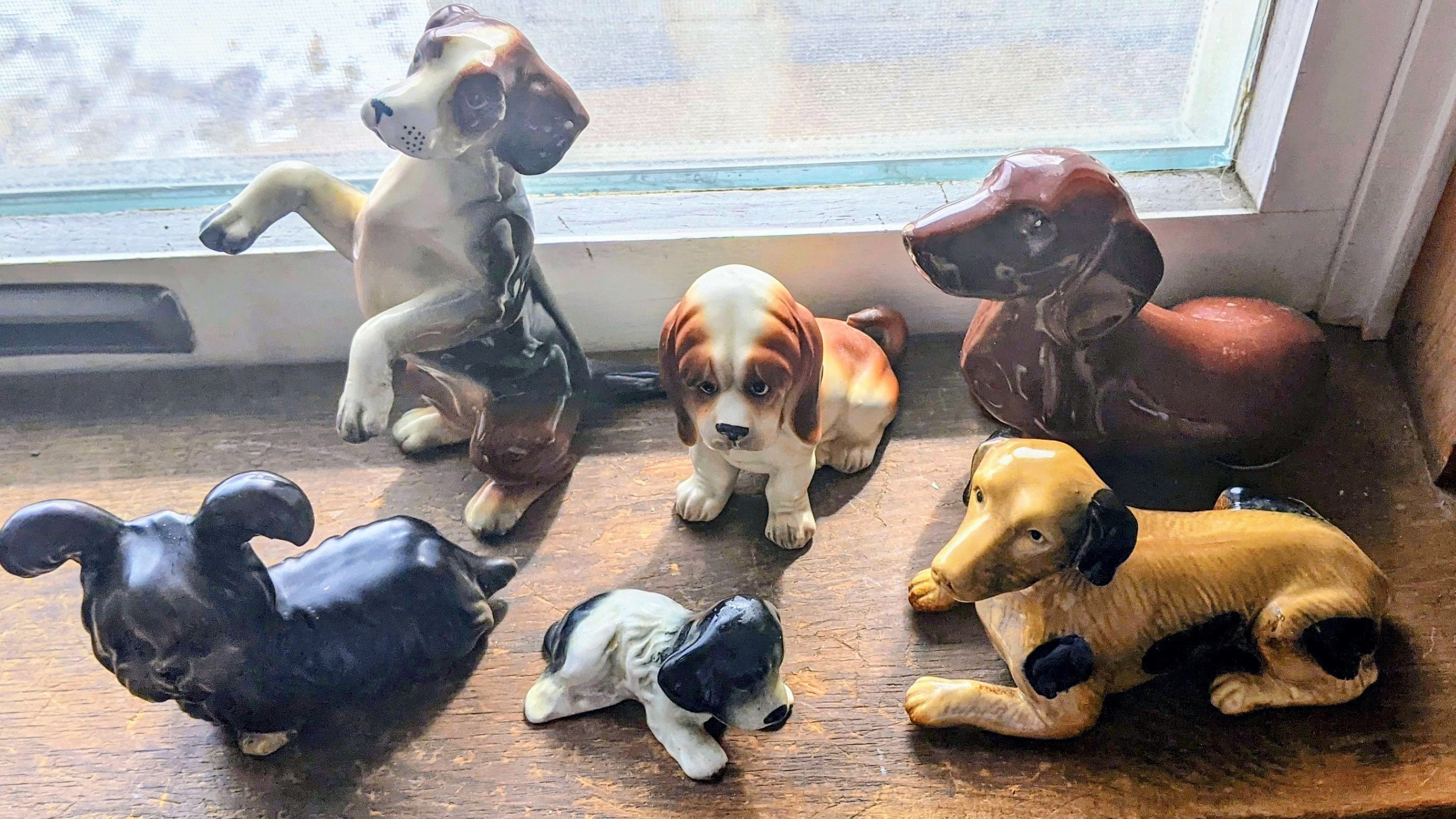 A Six PACK of Fabulous Vintage Ceramic Dogs - Etsy