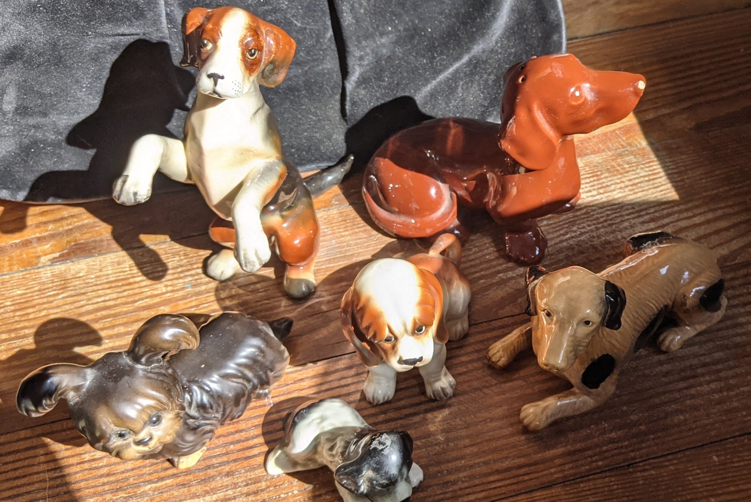 A Six PACK of Fabulous Vintage Ceramic Dogs - Etsy