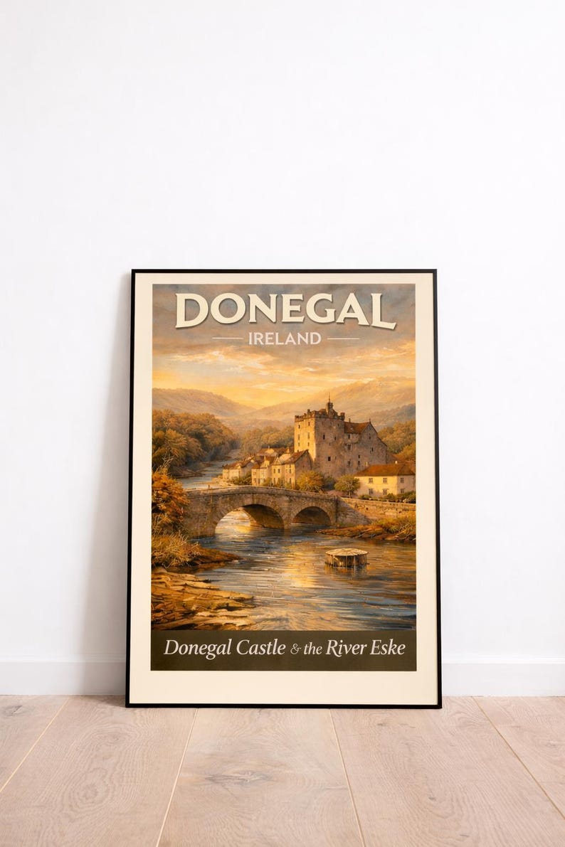 Donegal Travel Print- Ireland Poster - Etsy