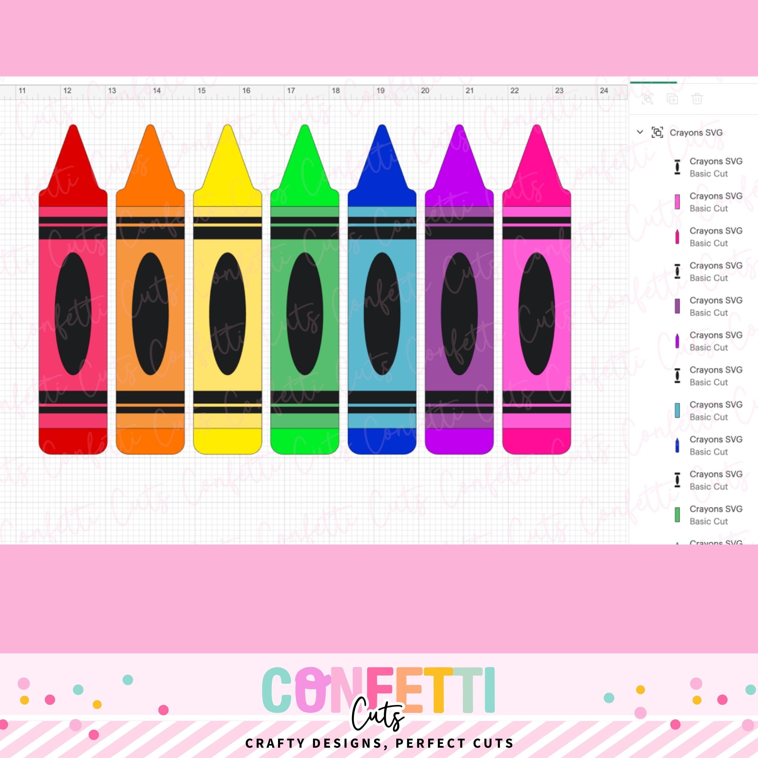 Crayon SVG, Crayon PNG, Crayon Clipart, Crayon Sublimation, Layered ...