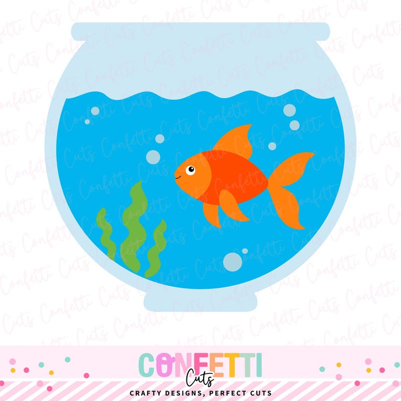 Fish Bowl Clipart - Etsy