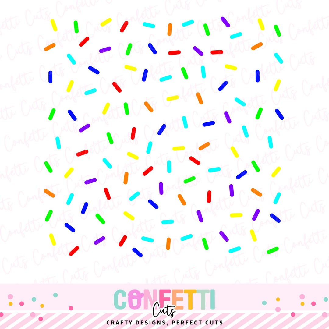 Sprinkles SVG, Sprinkles PNG, Sprinkles Pattern, Sprinkles Clipart ...