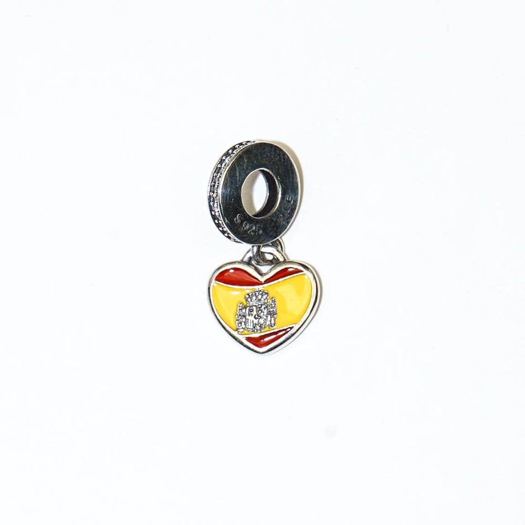 Pandora Spanish Flag Pendant Charm Sterling Silver - Etsy