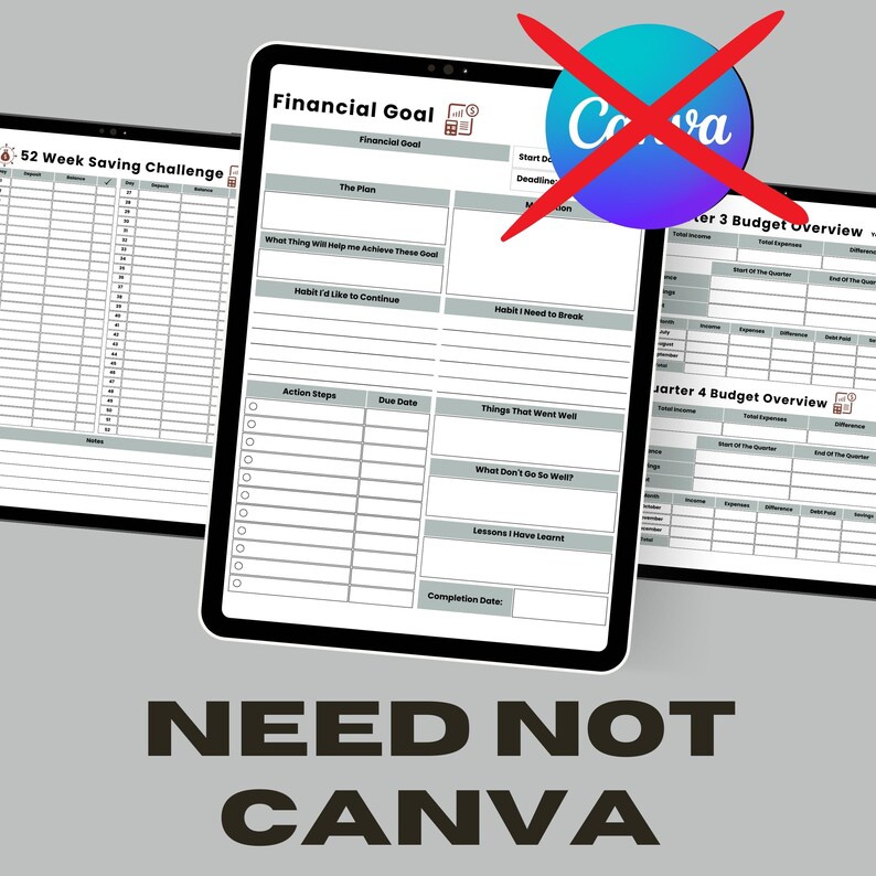 2026 Budget Planner PDF | Weekly, Monthly, Yearly (8.5x11 Instant Download) - Etsy