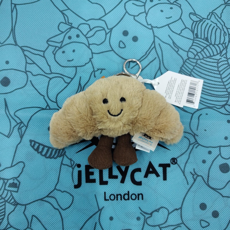 Jellycat Croissant Keychain - Etsy