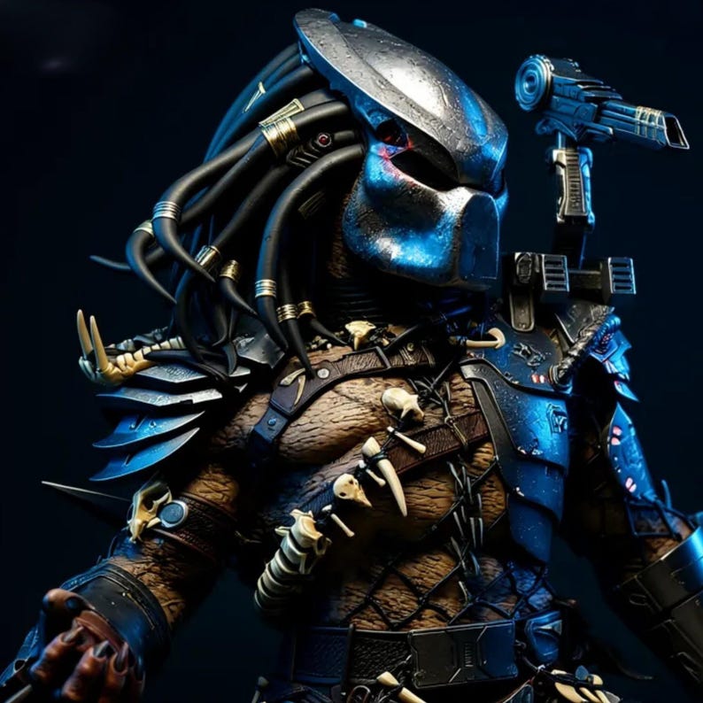 Predator STL – Dread Warrior Statue | 1:6 Scale - Etsy